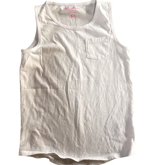 Crewcuts | Shirts & Tops | Crewcuts Girls Pure White Tank Girls S ...